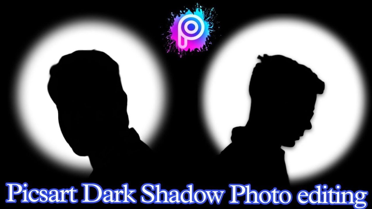 Picsart Dark Shadow Glowing effect Photo editing || Dark Shadow photo ...