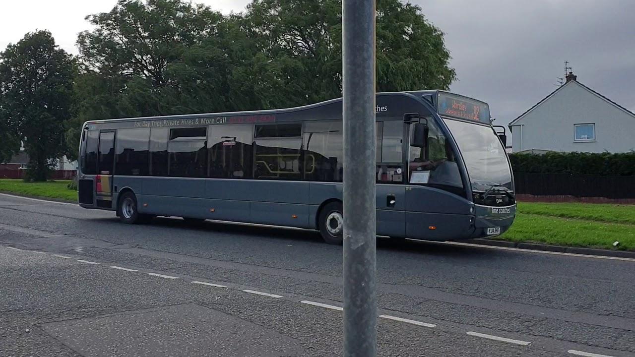A Line Coaches Optare Versa leaves Fewster Square June 2020 - YouTube