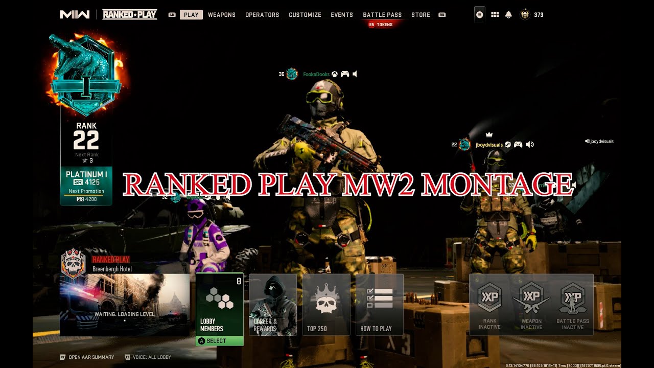 COD MW2 Ranked Play Montage - YouTube