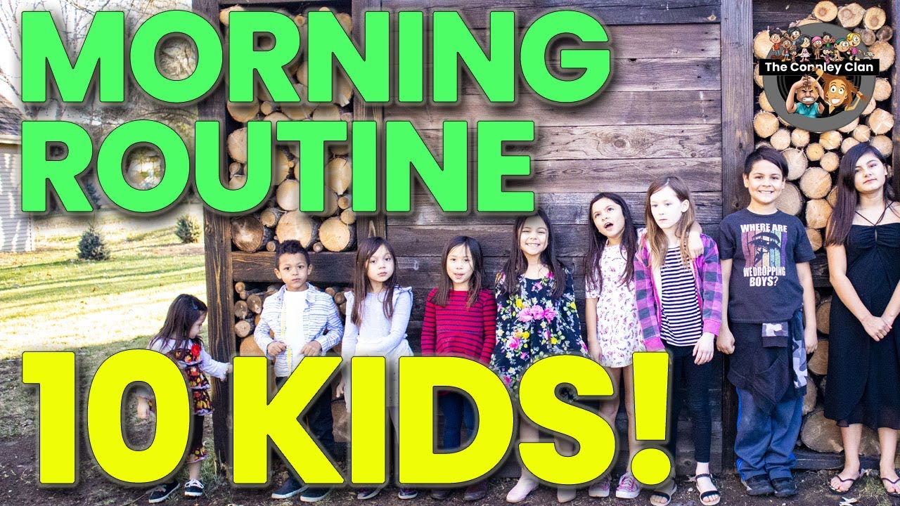Morning Routine with 10 Kids!! School Day Edition (2021) - YouTube