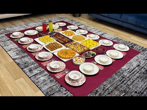 MİSAFİR İFTAR SOFRASI HAZIRLIĞI✅/18-20 Kişilik İftar Menüsü/Misafir Akşam Yemeği Menüsü