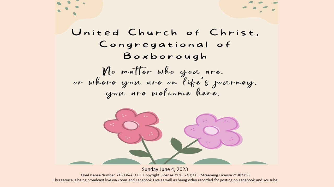 UCCB Sunday June 4, 2023 - YouTube