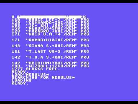 Early version of C64 open-source ROM-set running Nebulus - YouTube