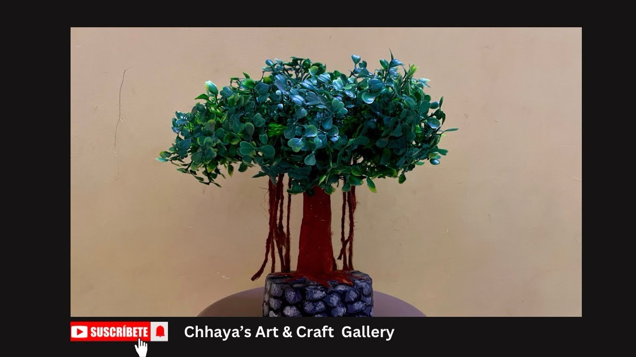 DIY Vatpurnima special Banyan tree making at home/ shree swami samarth ...