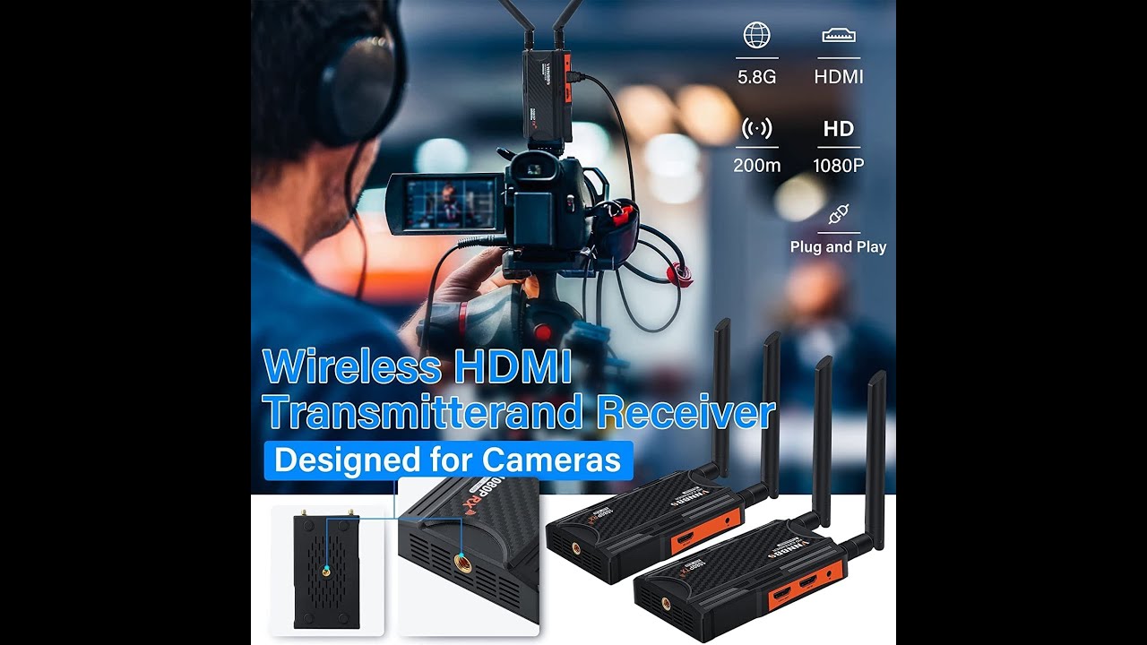 Wireless HDMI Transmitter and Receiver kit - YouTube