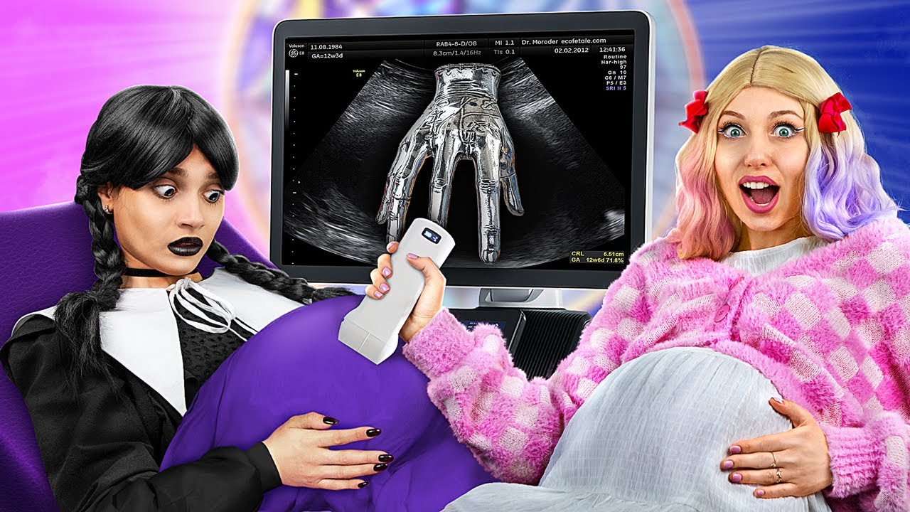Wednesday Addams Hamil vs Enid Hamil! - YouTube