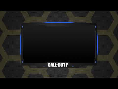 Royalty Free Twitch Facecam - Animated Call Of Duty Template Blue - YouTube