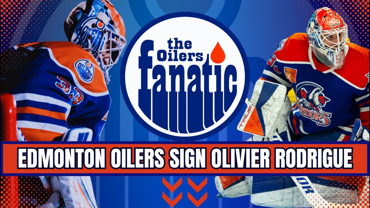 Edmonton Oilers Sign Olivier Rodrigue To New Contract - YouTube