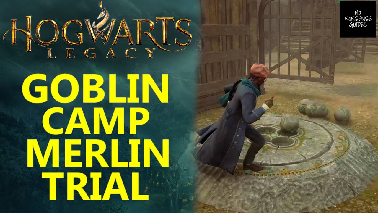 Hogwarts Legacy Goblin Camp Merlin Trial - Lower Hogsfield - YouTube