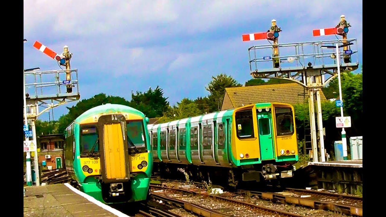 Southern Class 377 & 313 At Bognor Regis With Chichester Trainspotter ...