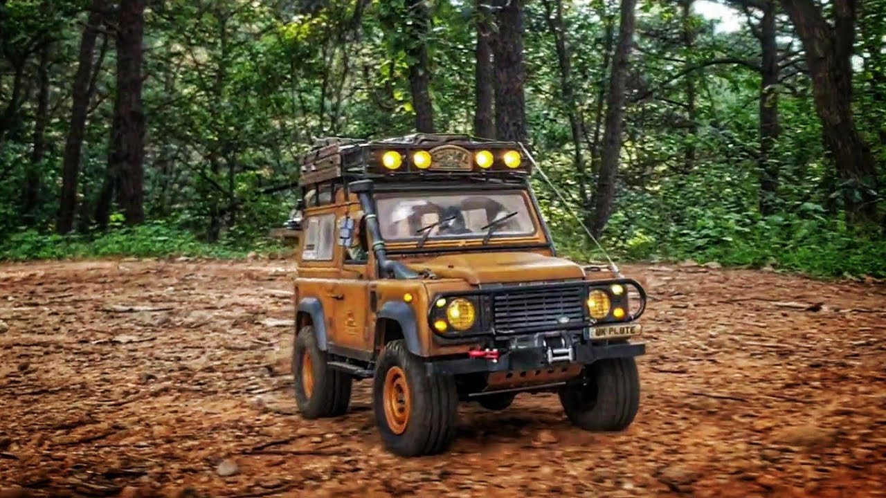 RC Car / Land Rover Camel Trophy D90 / Off Road Adventure #2 - YouTube