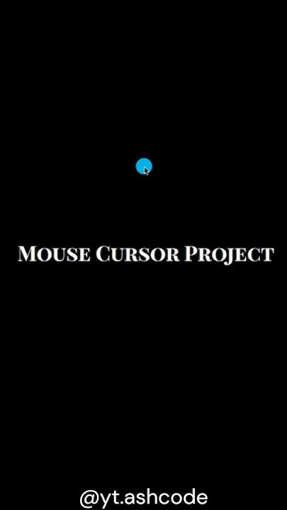Custom Cursor Effect Using Javascript Javascript Shorts Youtubeshorts Coding Programming