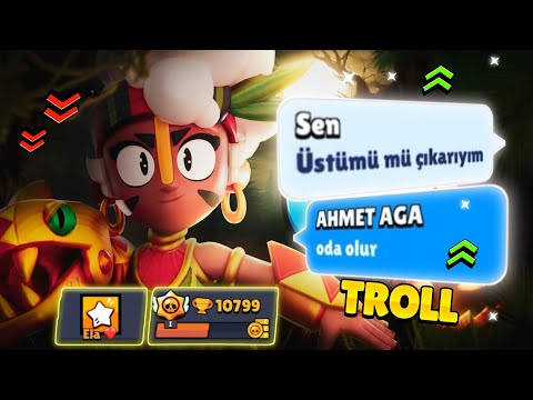 KIZ KILIĞINDA SEVGİLİ YAPIP TROLLEDİM 😂 BRAWL STARS KIZ KILIĞINDA TROLL #brawlstars
