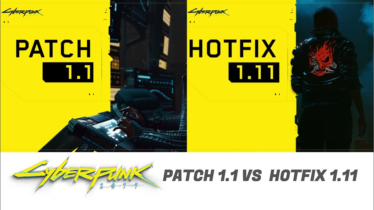 Cyberpunk 2077 | Patch 1.1 vs Hotfix 1.11 | GTX 1060 6GB [PC] - YouTube