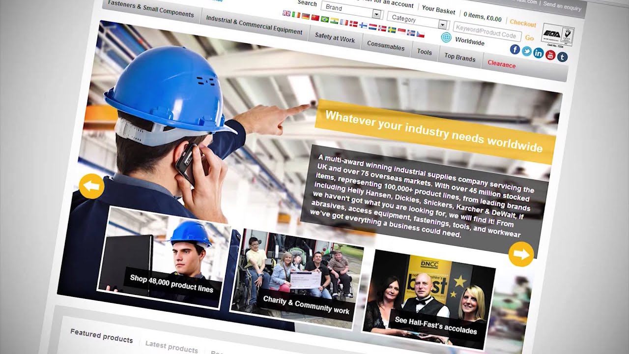 Online Business of the Year - Hall Fast Industrial Supplies Ltd - YouTube