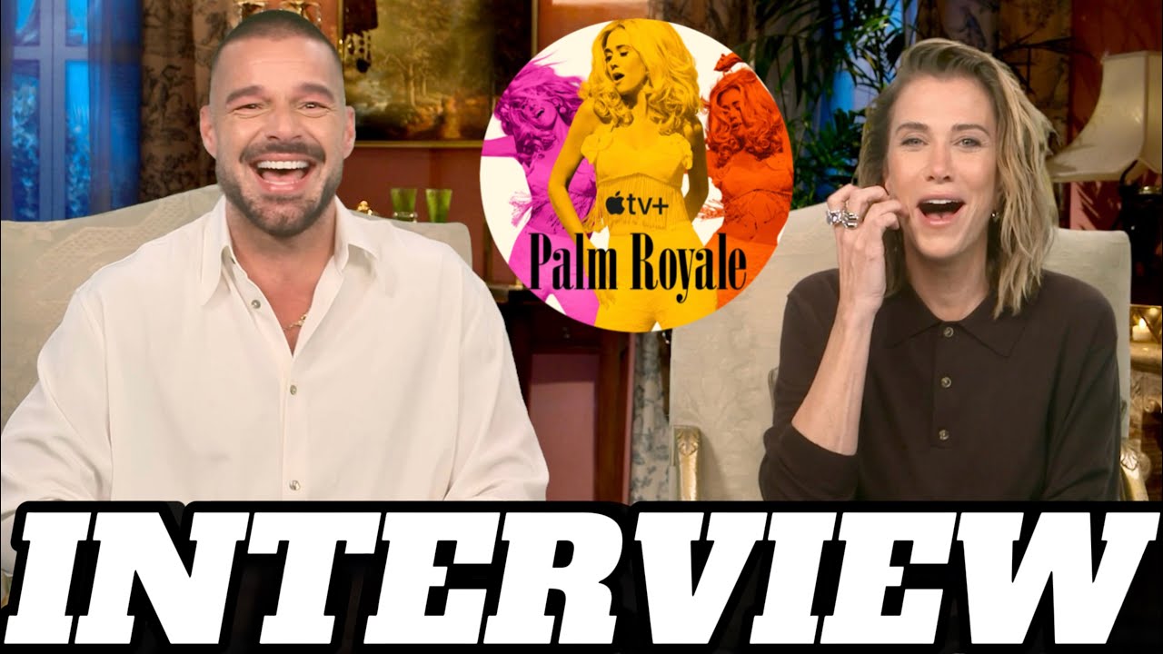 Interview: Ricky Martin & Kristen Wiig talk PALM ROYALE Season 2 - YouTube
