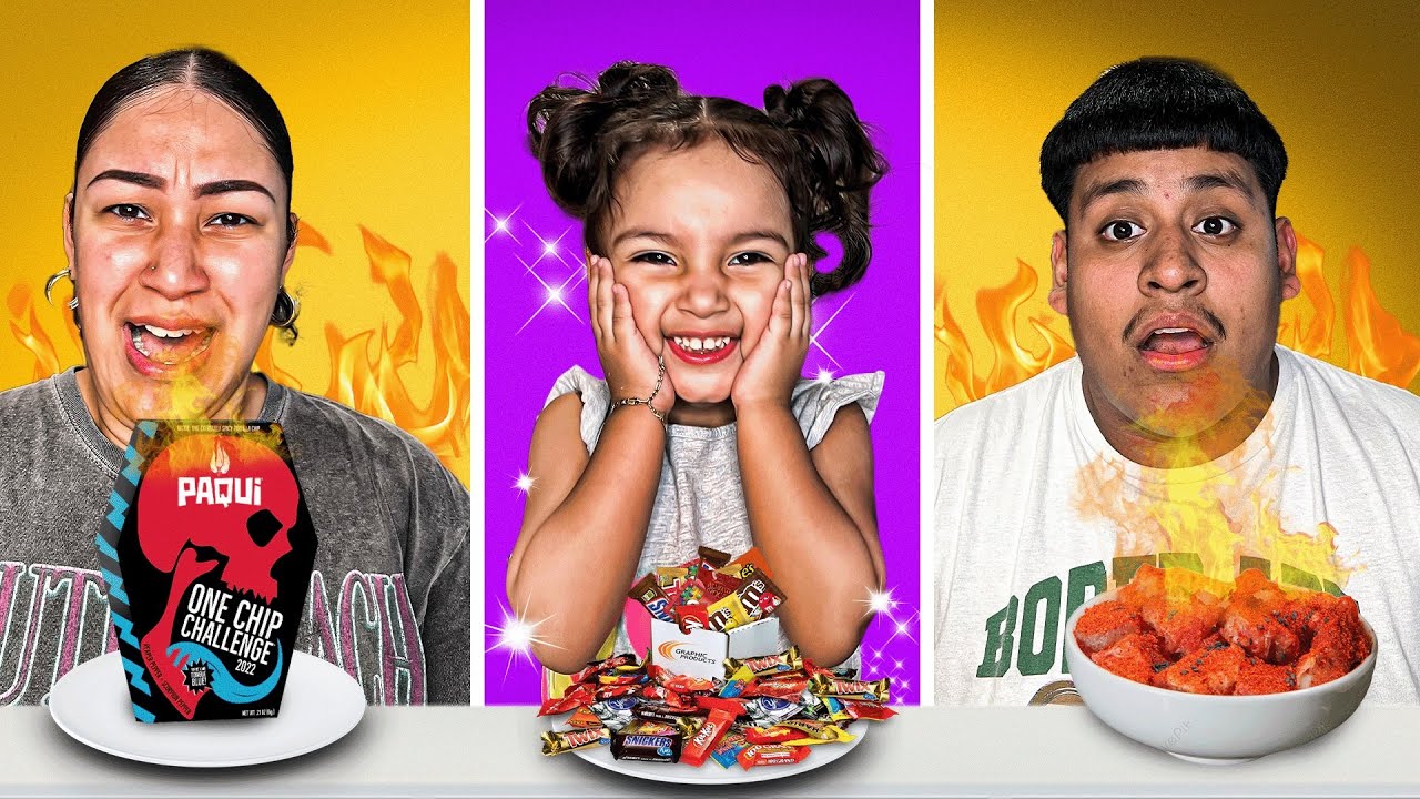 SWEET VS SPICY FOOD CHALLENGE!! - YouTube