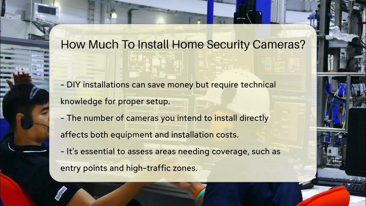 How Much To Install Home Security Cameras? - SecurityFirstCorp.com - YouTube