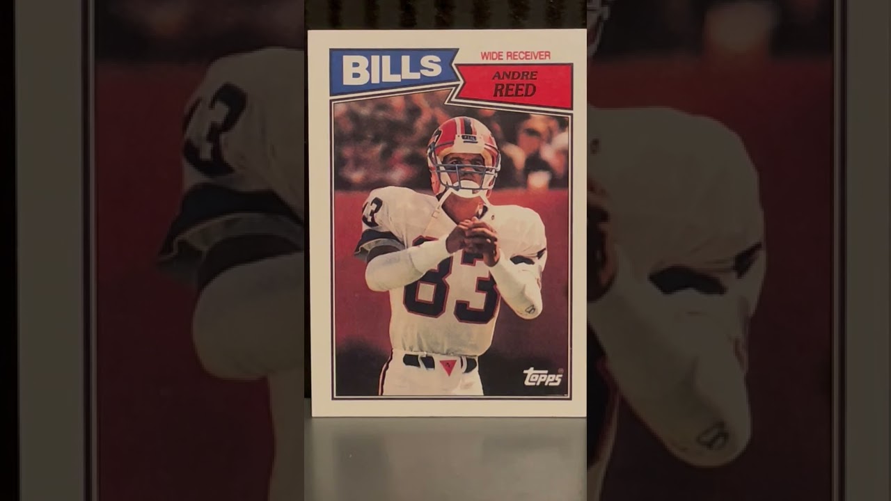 Andre Reed Buffalo Bills Mafia 1987 Topps NFL Football card Throw it to ...