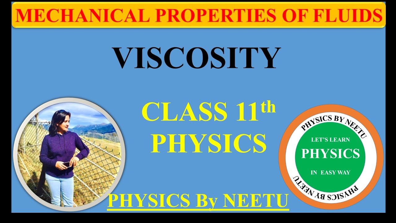 Viscosity | Coefficient of Viscosity | Chapter 9 Mechanical properties ...