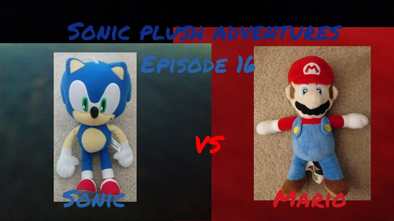Sonic plush adventures episode 16: Sonic Vs Mario - YouTube