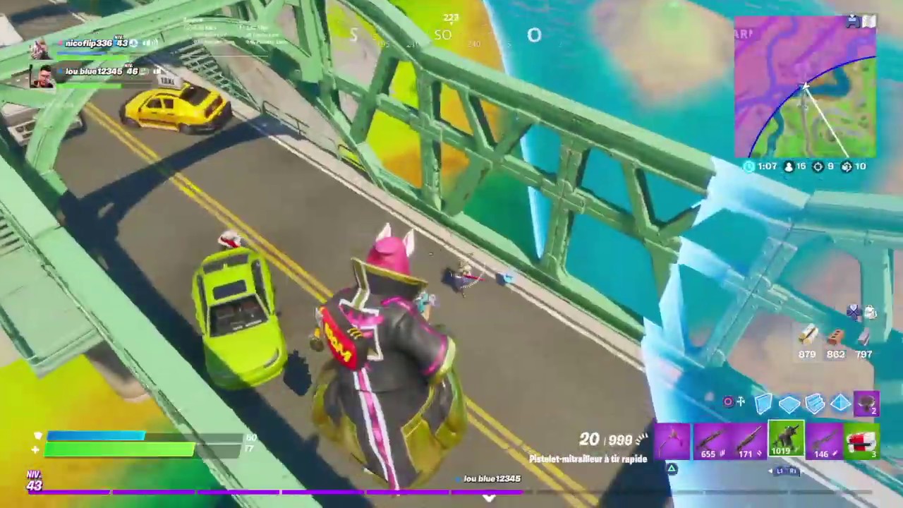 FORTNITE : highlits # 1 - dragster wave - YouTube