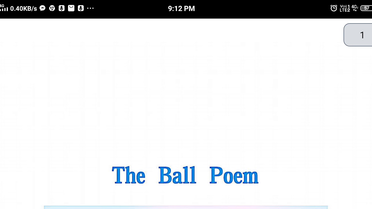 The Ball Poem by John Berryman ( First Flight) - YouTube