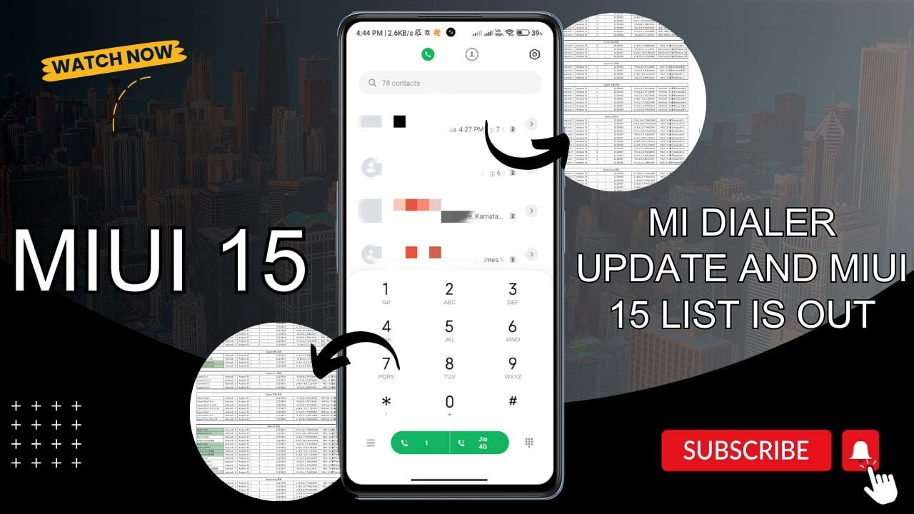 🤩 MIUI Dialer Insights | MIUI 15 Update List Breakdown for Xiaomi ...