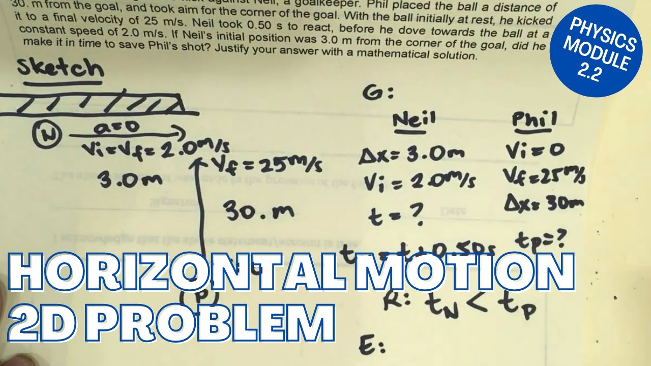 HORIZONTAL MOTION | Problem Solving: Part 3 - YouTube