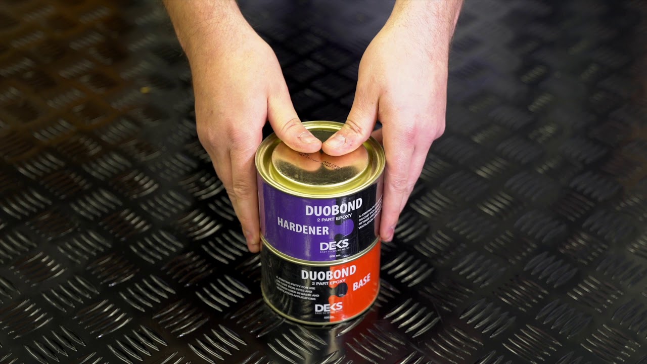 Deks Duobond 2-part epoxy compound 1L (1qt) - YouTube