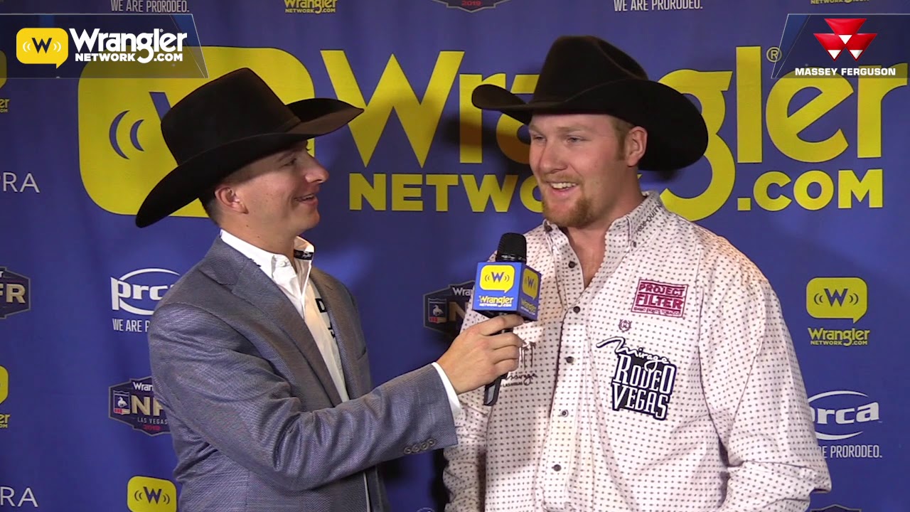 Stetson Jorgensen Steals Round 7 of Steer Wrestling - YouTube