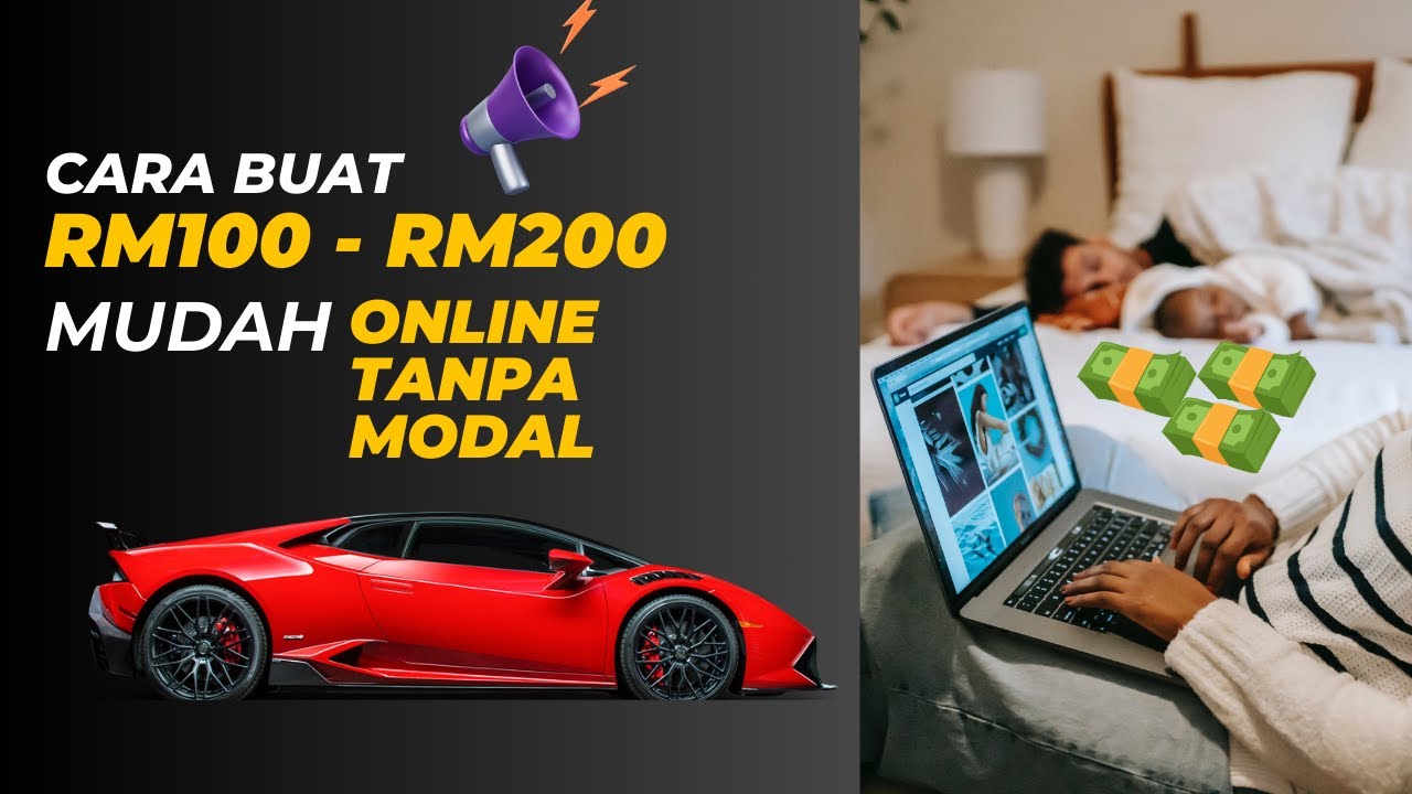 CARA BUAT RM100 RM200 MUDAH ONLINE TANPA MODAL!! - YouTube
