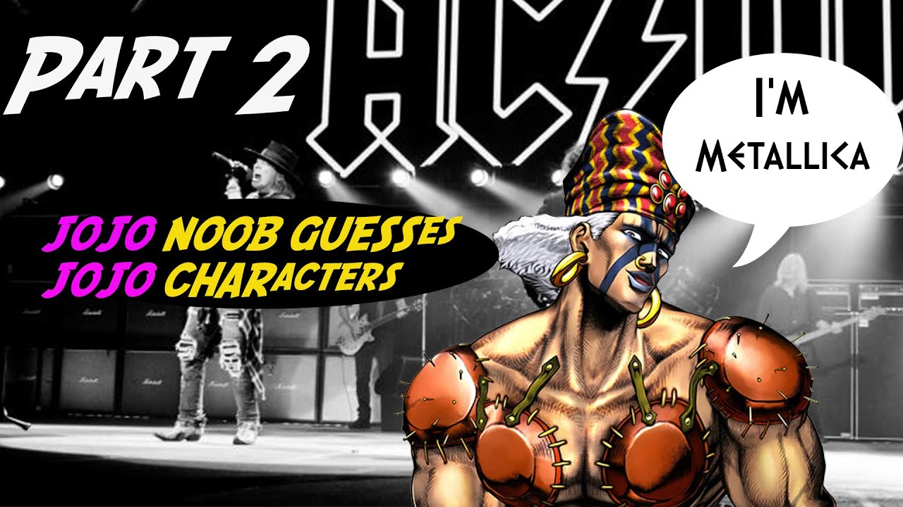 Jojo Noob Guesses Jojo Characters Part 2: Battle Tendency - YouTube