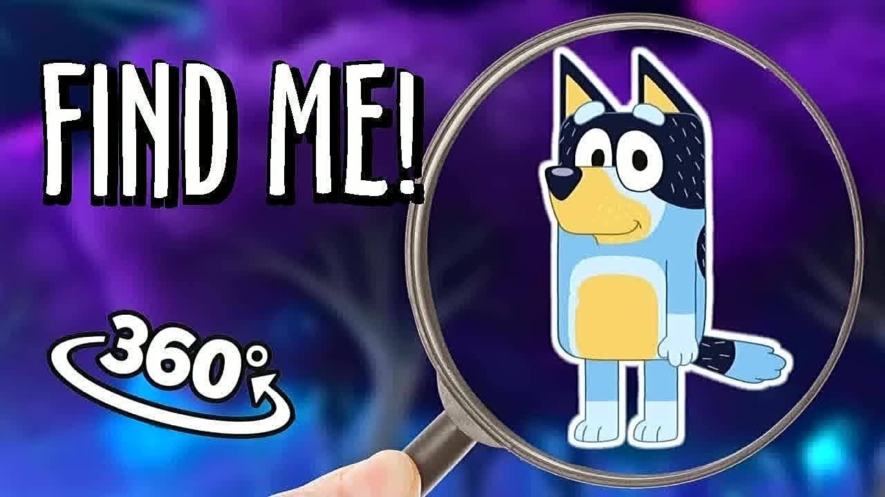 Can you find Bluey? VR 360° Challenge – Hide & Seek Video - YouTube
