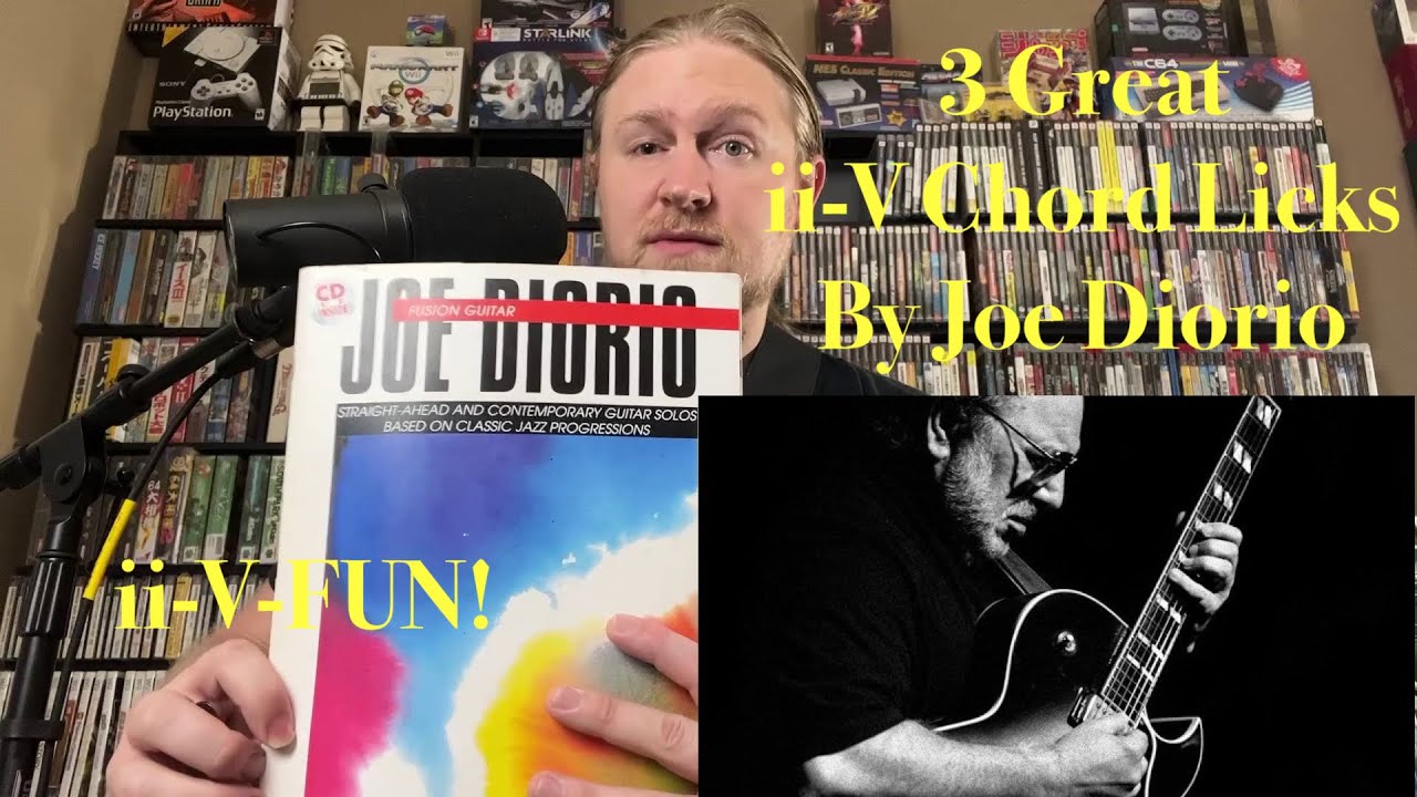 3 Great and Easy ii-V Chord Licks from Joe Diorio - Chord Melody and Comping | Jazz Guitar ...