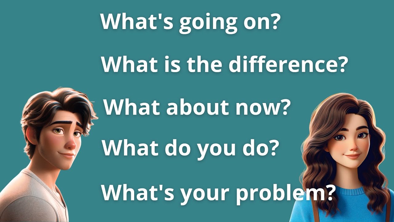 70+ Most Common Questions with "What"💡Learn English Faster. - YouTube