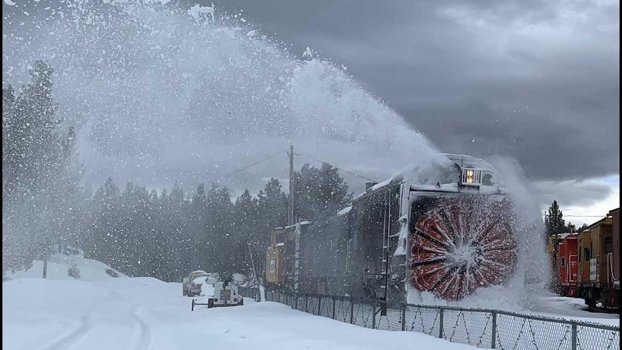 Rotary Snowplow Run and Cab Ride at Portola WPRM 02/25/23 - YouTube