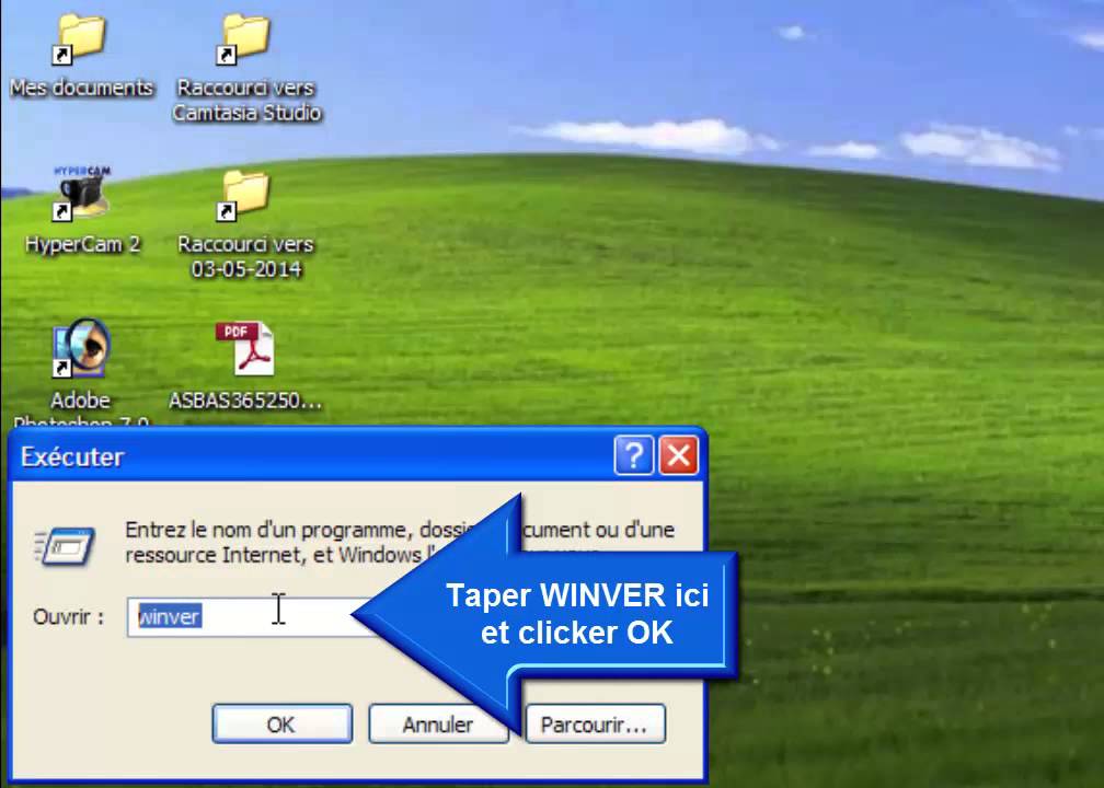 voir les détails du système d’exploitation Windows XP exécuté sur ...