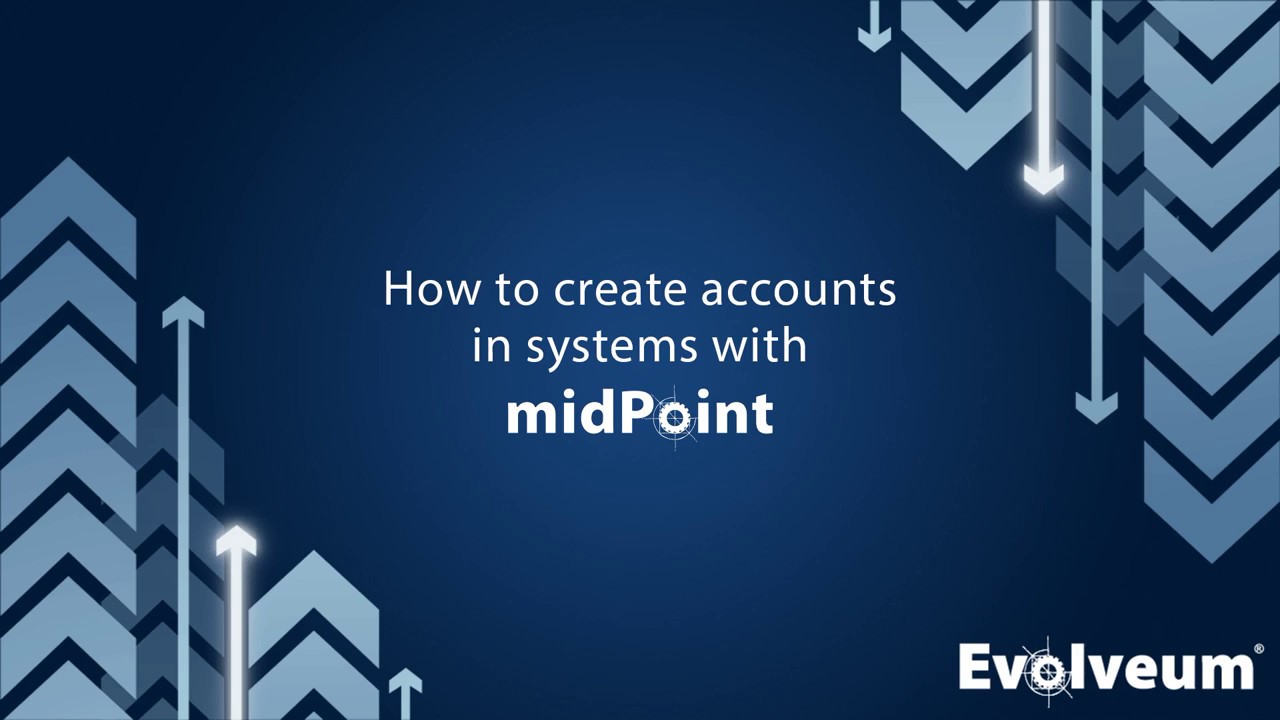 How to create accounts in systems with midPoint - YouTube
