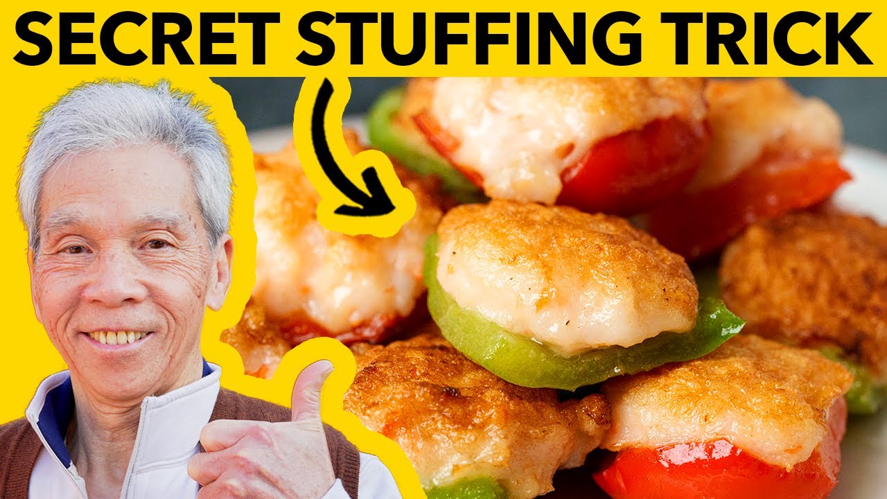 🫑 Dad's Chinese Stuffed Peppers: Your new favorite appetizer (釀辣椒 ...