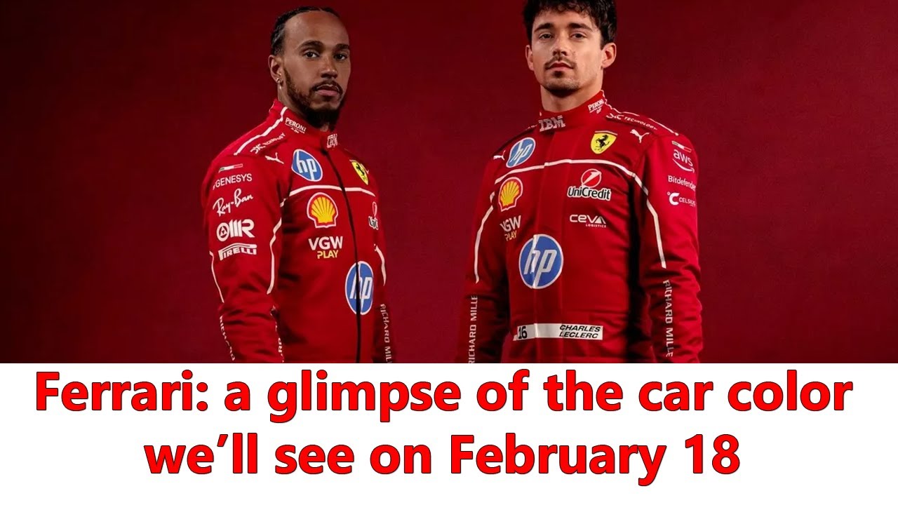 Ferrari: new matte red suits hint at SF-25 color and how F1 car’s ...