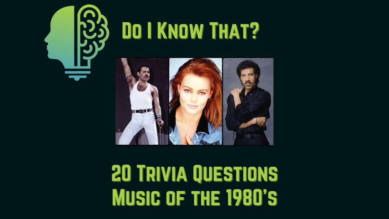Music of the 1980's Quiz - 20 Multiple Choice Questions with Answers ...