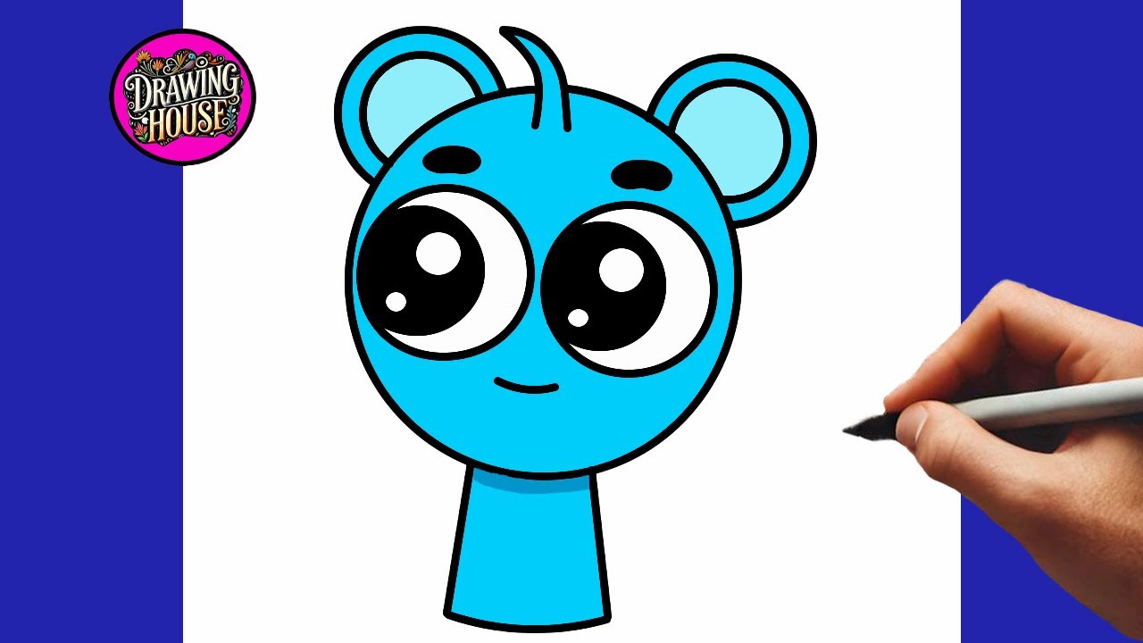 How rto draw SKY BABY | SPRUNKI Incredibox | Step by step - YouTube