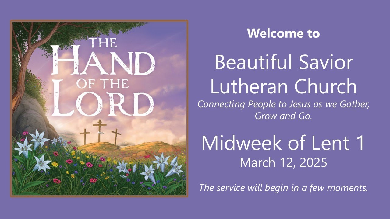 2025-03-12 - Midweek Lent Service - Week 1 - YouTube