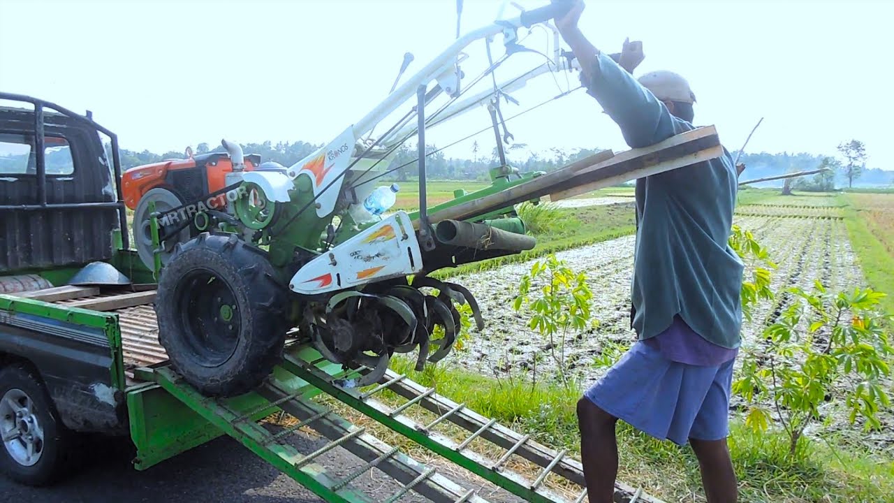 Quick Kronos Rotary Diesel Powered Walk Behind Tractor - YouTube