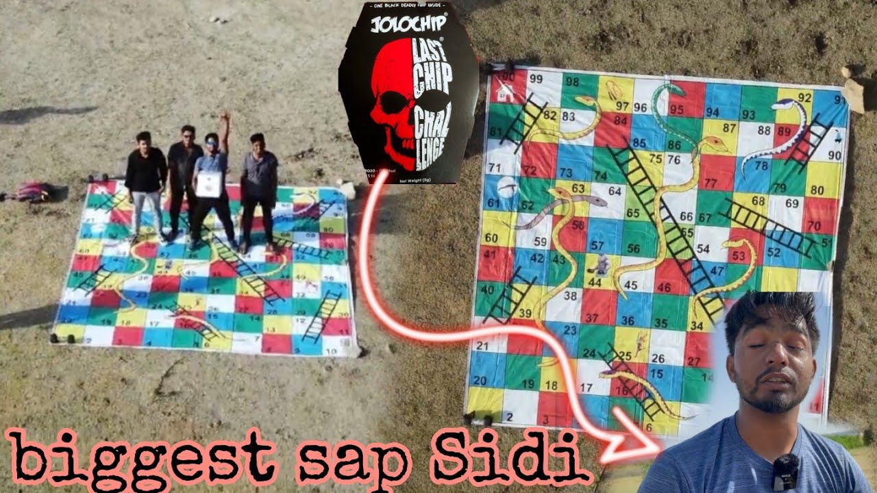 BIGGEST SAP SIDI game with friends | loser will be eat jolo chip ...