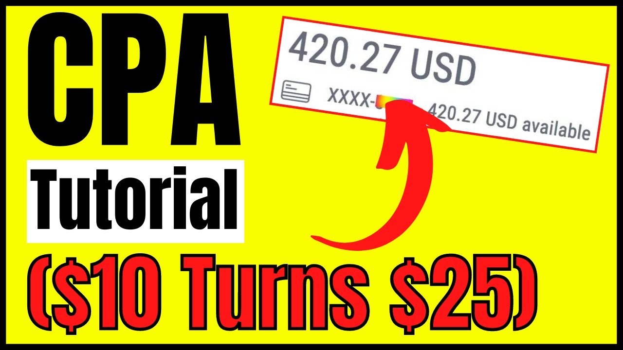 New CPA Marketing Tutorial for Beginners 2021 - YouTube