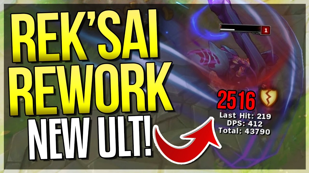 NEW REK'SAI REWORK! New Assassin/Execute Ultimate!? - League of Legends ...