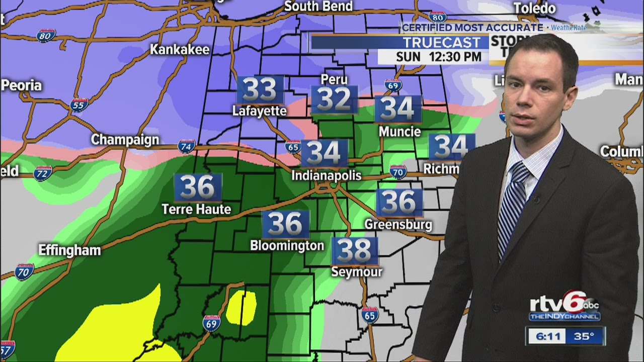 Sunday: Rain and snow likely - YouTube