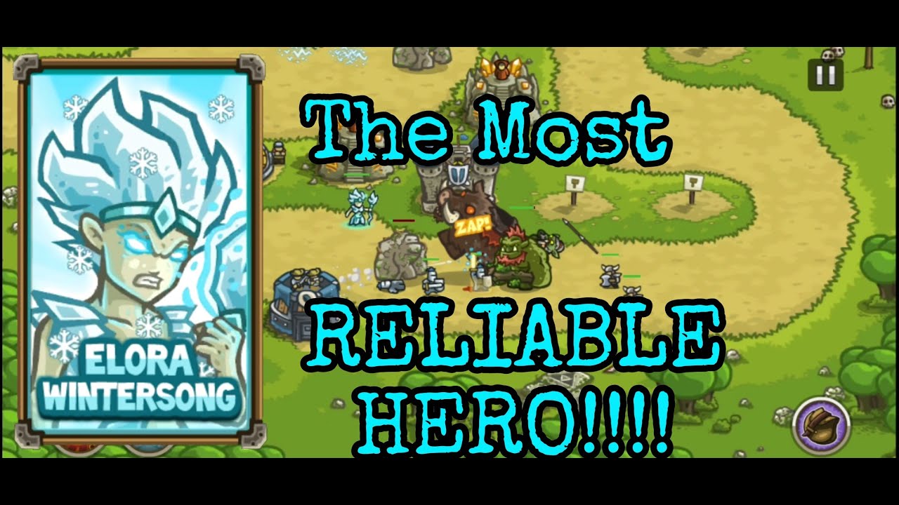 Kingdom Rush All Heroes Ability #8 ELORA WINTERSONG. Elora is the Best ...
